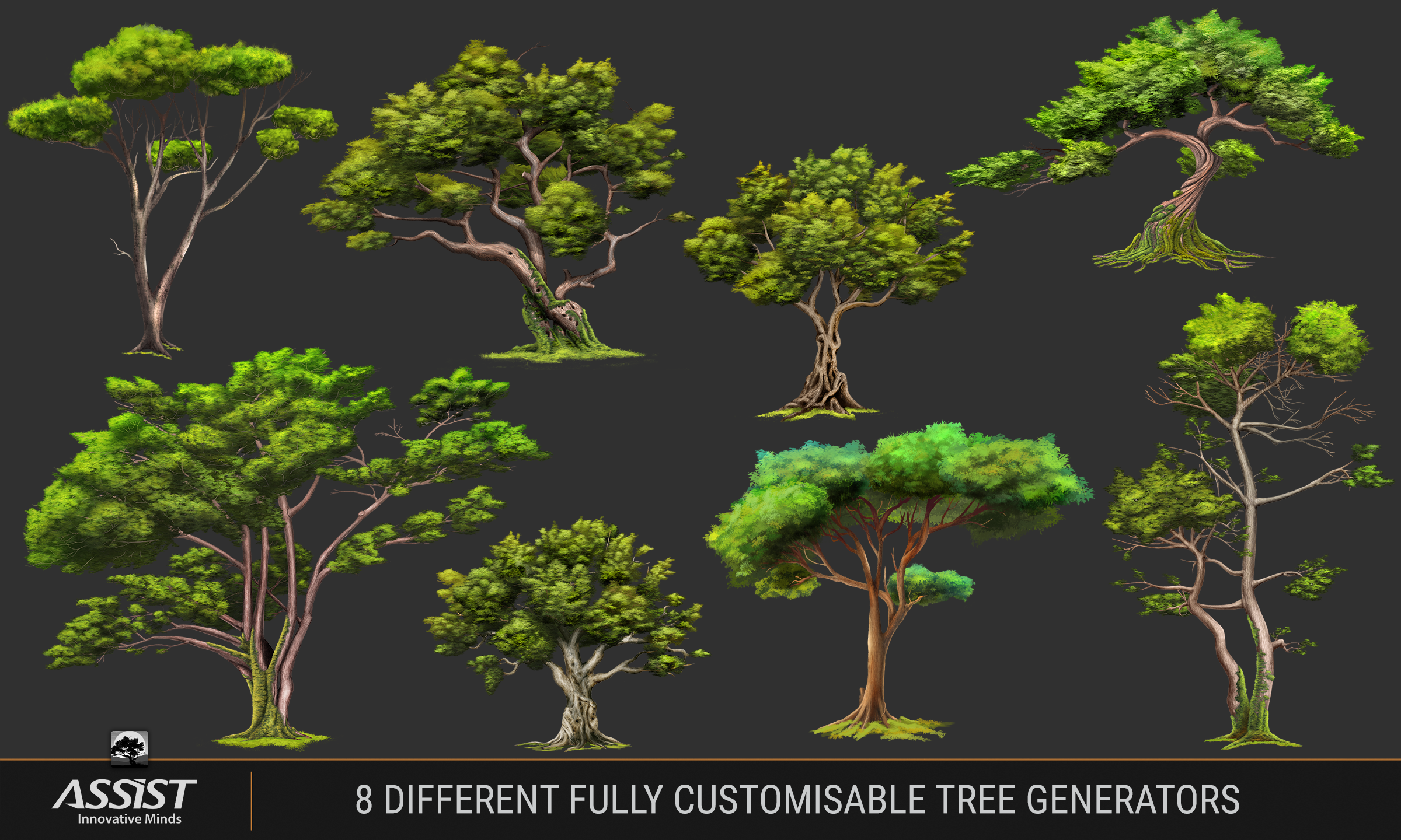EVERTREE 2D Asset Package now available on the Unity Asset Store | ASSIST Software Romania
